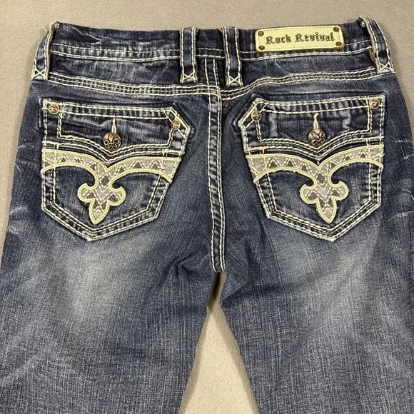 Rock Revival | Jeans | Rock Revival Tess Boot Jeans Womens 28 Thick ...